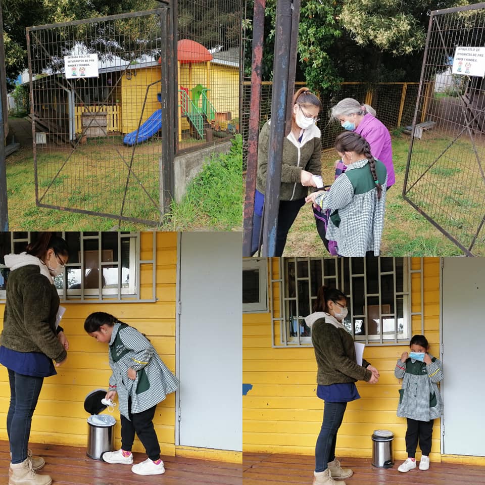 Entrada y Salida Pre-Kinder y Kinder - Escuela Pedro de Valdivia
